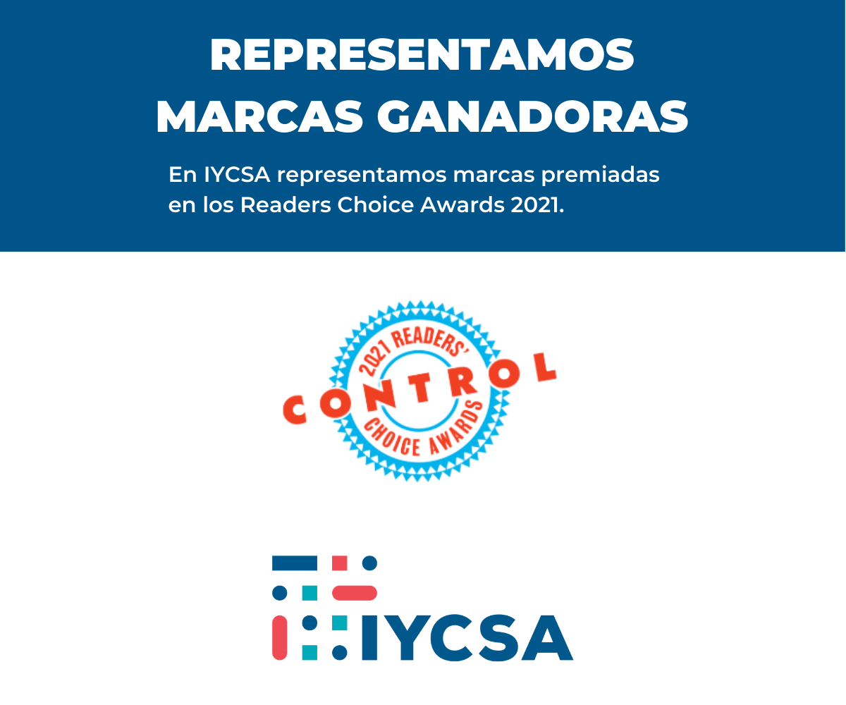 Representamos marcas premiadas en los Readers Choice Awards 2021